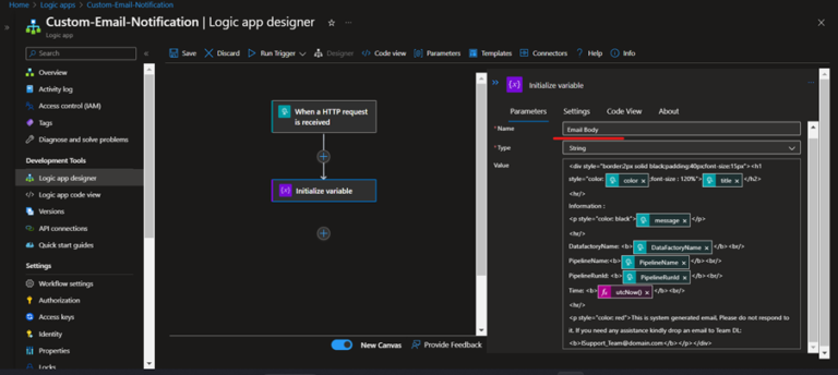Send Customized Email Using Logic App From ADF/Synapse Pipeline - Techdiw