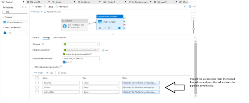 How to get the file properties from Azure Storage using ADF/Synapse Pipeline for a date range ...