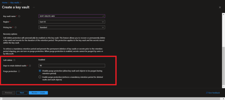 Restore the deleted secret/Key Vault in Azure Key vault - Techdiw
